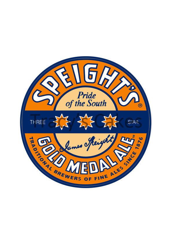 Speights Round – Tracy's Cakes