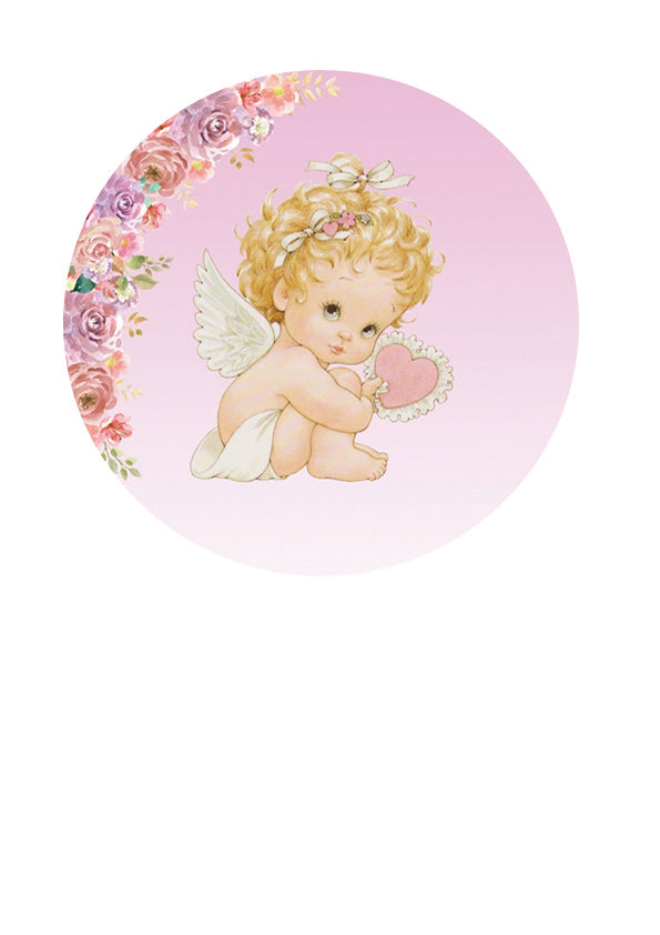 Baby Shower Christening Angel – Tracy's Cakes